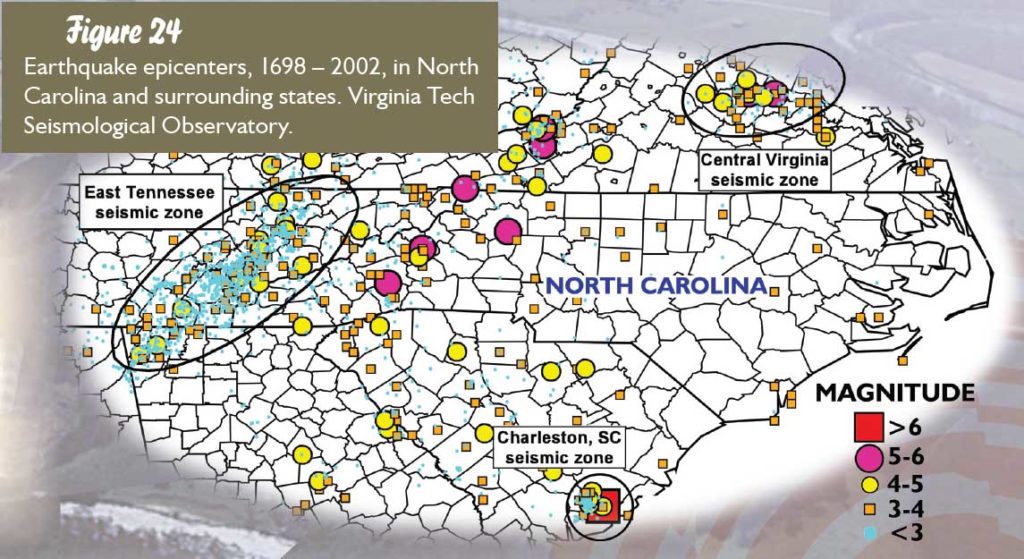 Growing Swarm of 8 Earthquakes Rattling Small South Carolina Town West ...