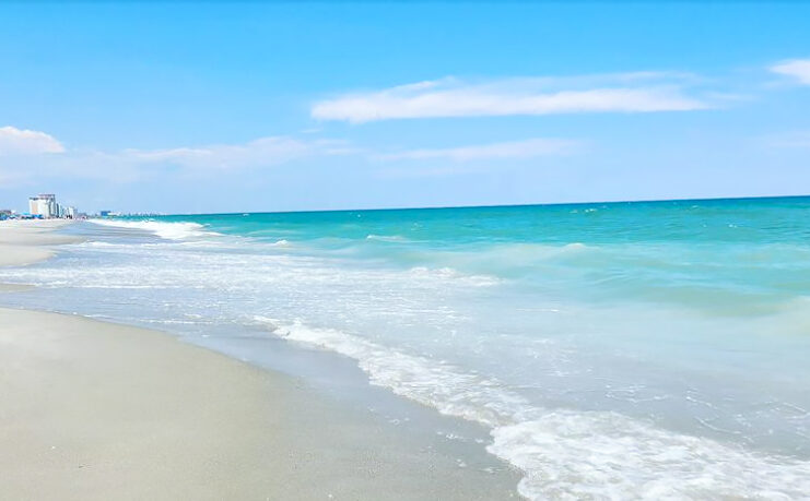 Myrtle Beach Turning Into Caribbean w/ Dreamy Clear Blue Waters