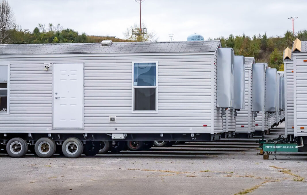 FEMA Delivering Hundreds of Mobile Homes To Displaced Families in ...