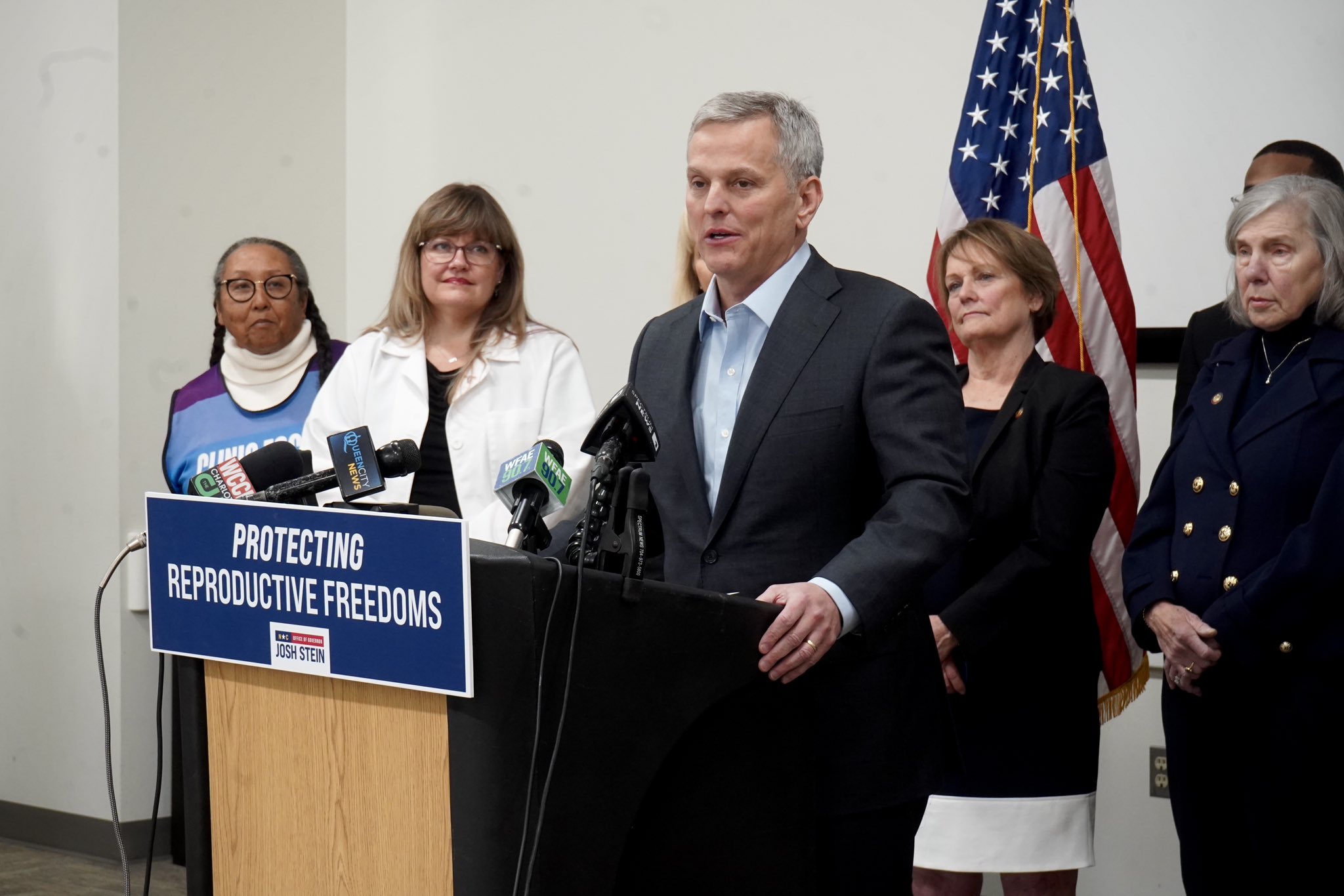 NC's New Governor Josh Stein Visits Charlotte For The First Time To Announce Abortion-Related EO