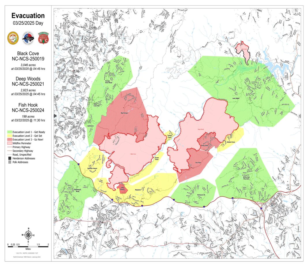 State of Emergency Declared As Thousands of Acres Continue To Burn Across The Carolinas
