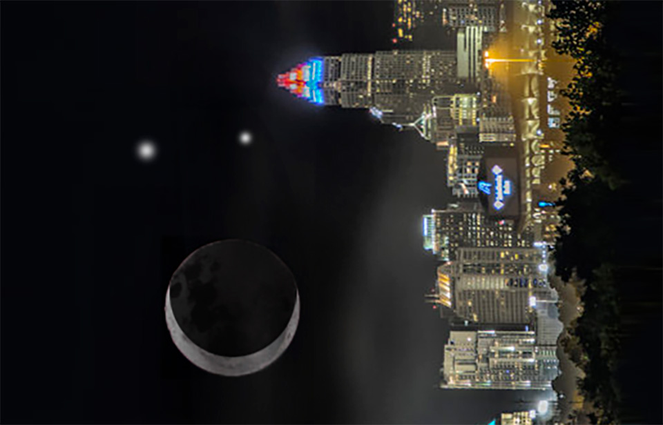 Charlotte is About To Witness a 'Smiley Face' in The Night Sky