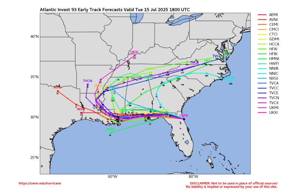 Tropical Storm Dexter? Meteorologists Eying Southeast as System Gains ...