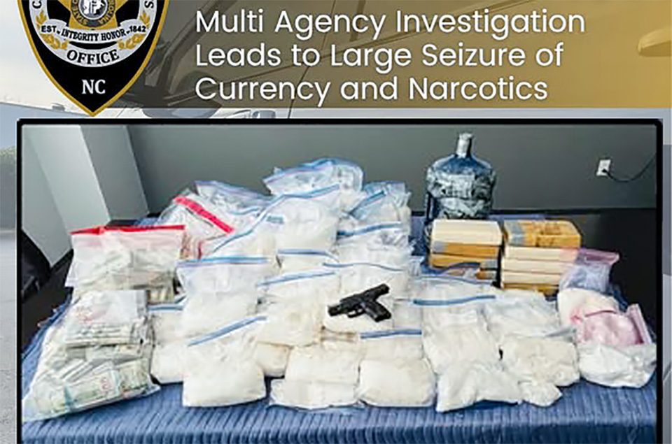 Catawba County Drug Bust Leads to Seizure of Over $1.3 Million in Meth ...